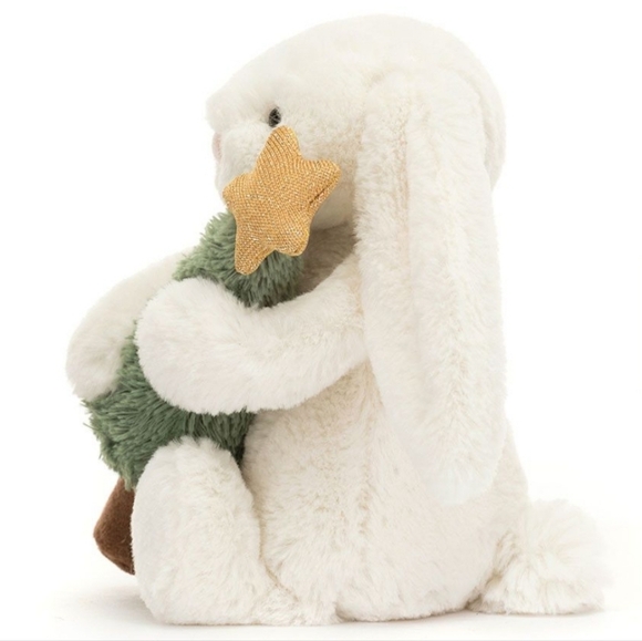 Jellycat | Toys | Jellycat Bashful Bunny With Christmas Tree Soft And Plush Nwt | Poshmark